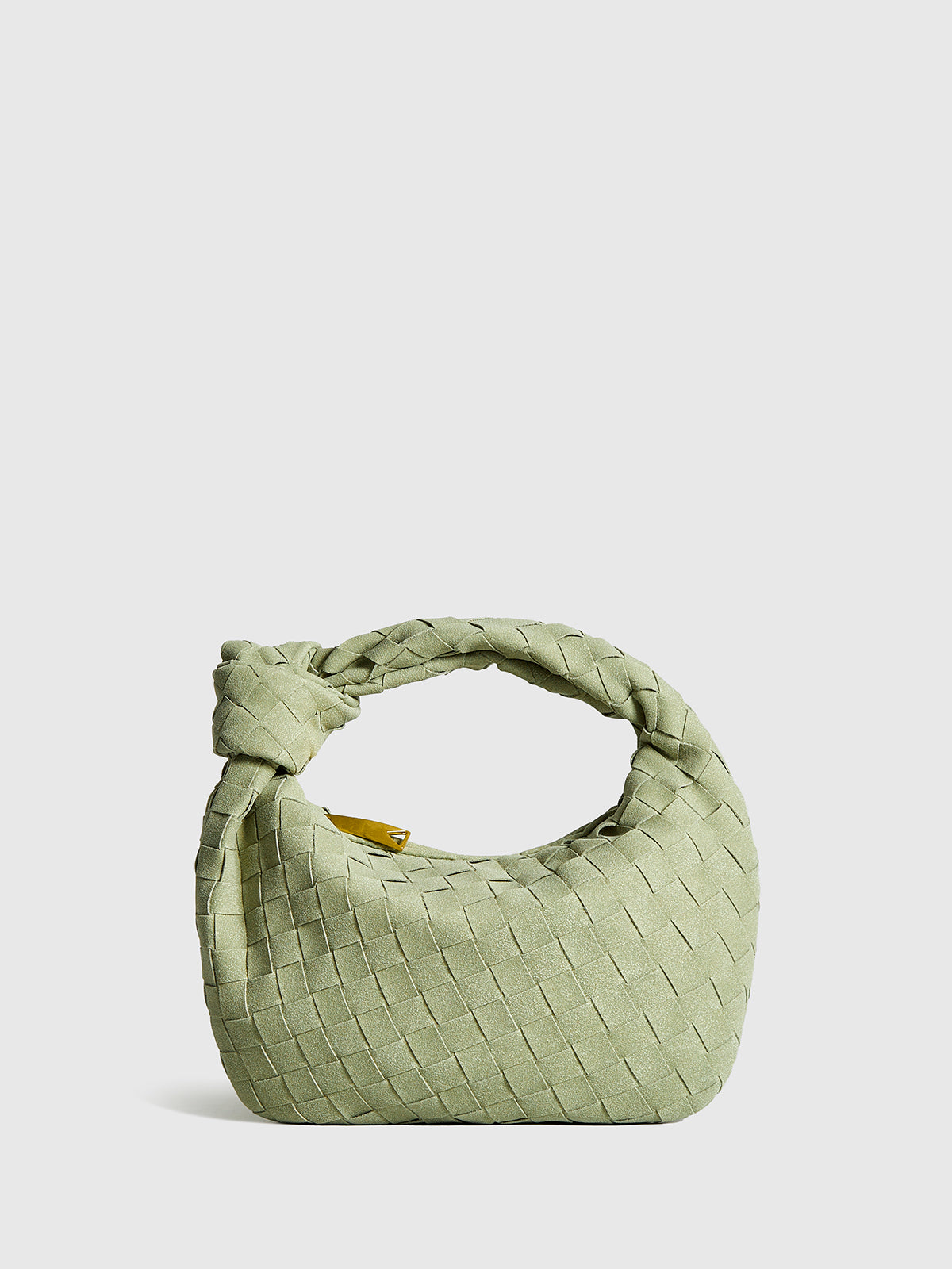 Rounded Woven Knotted Bag | COMMENSE